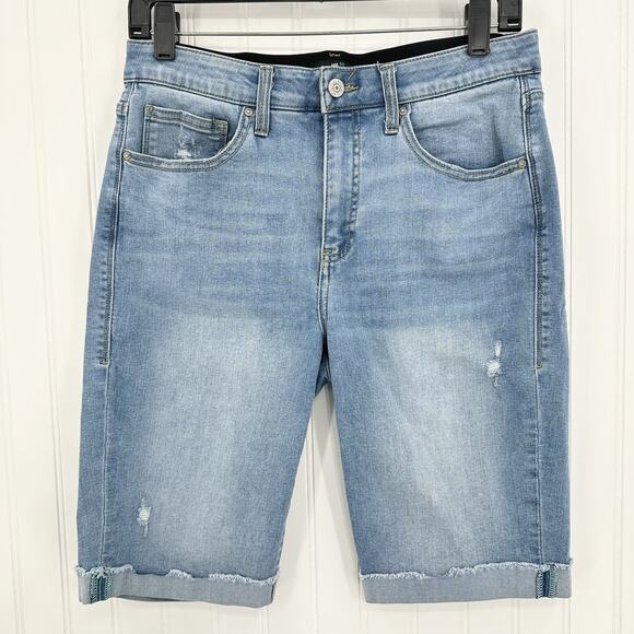 LuLaRoe | Shorts | Lularoe Shorts 3 Us 0 12 Skinny Bermuda Cuffed Blue ...